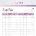 Printable Breast Pump Record, Breastfeeding Log, Breast Pumping Tracker ...