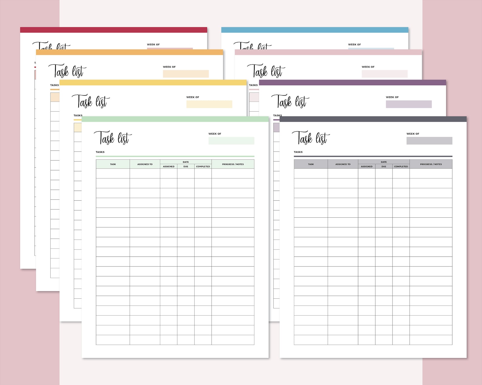 Employee Task List Printable Work Allocation Sheet Daily - Etsy UK