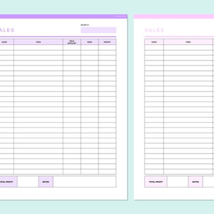 Editable Monthly Sales Tracker Printable, Fillable Order Tracker, Sales ...