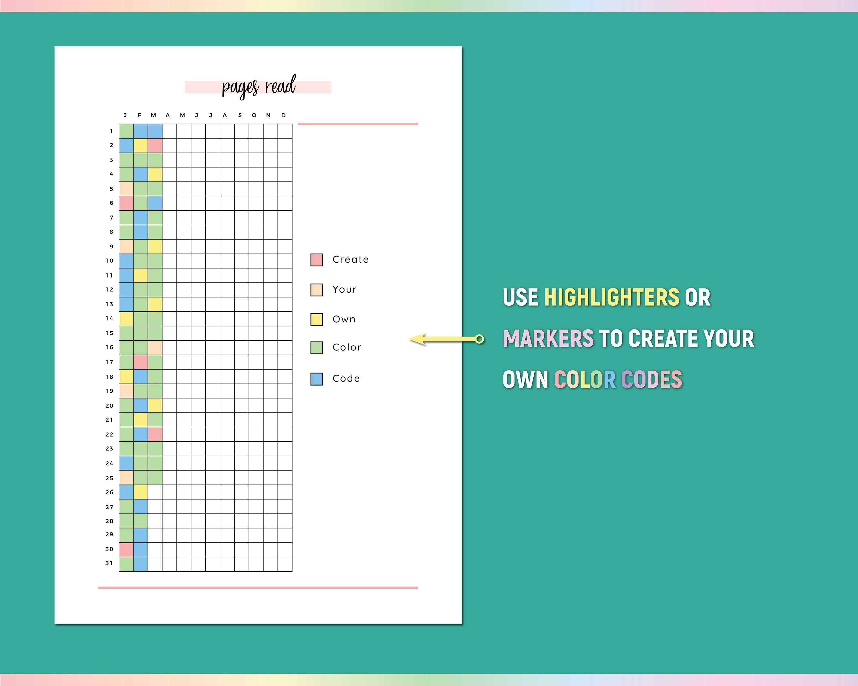 A5 Avid Reader Chart Tracker, Printable Avid Reader Journal, Simple ...