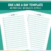 A5 One Line A Day Template, Printable Daily Sentence Tracker, Printable ...