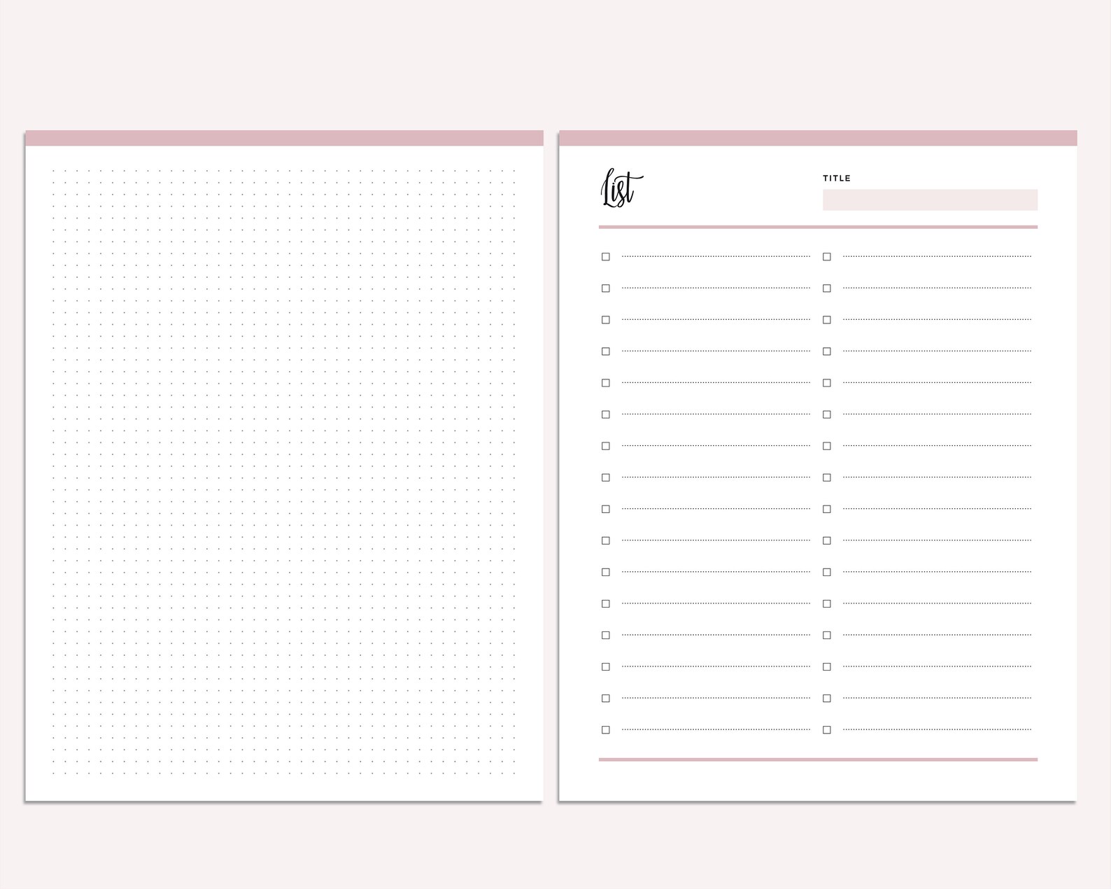 Printable Notes Pages Print at Home Planner Pages Note - Etsy