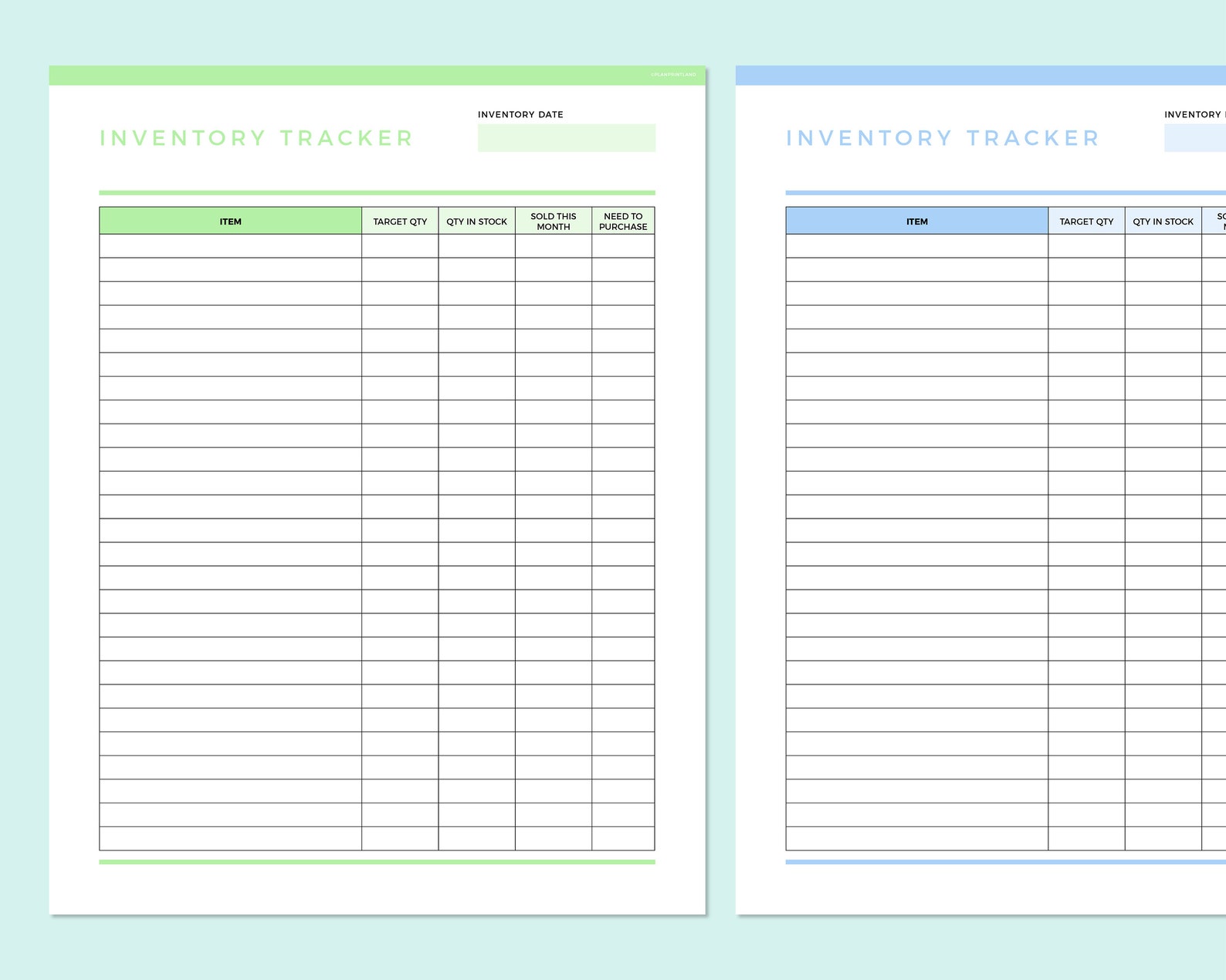 Editable Inventory Tracker Printable Fillable Inventory - Etsy Australia