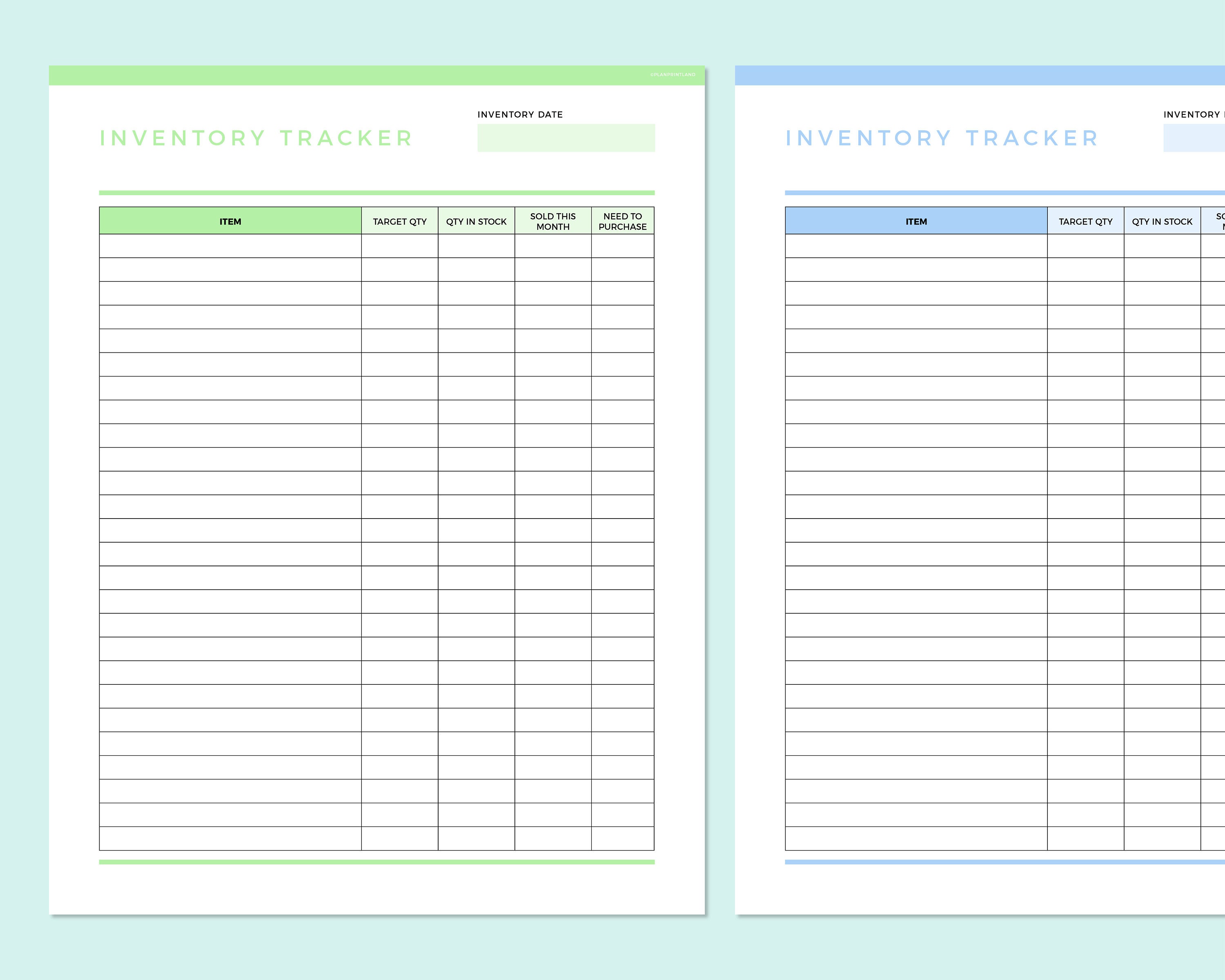 Editable Inventory Tracker Printable Fillable Inventory - Etsy Australia