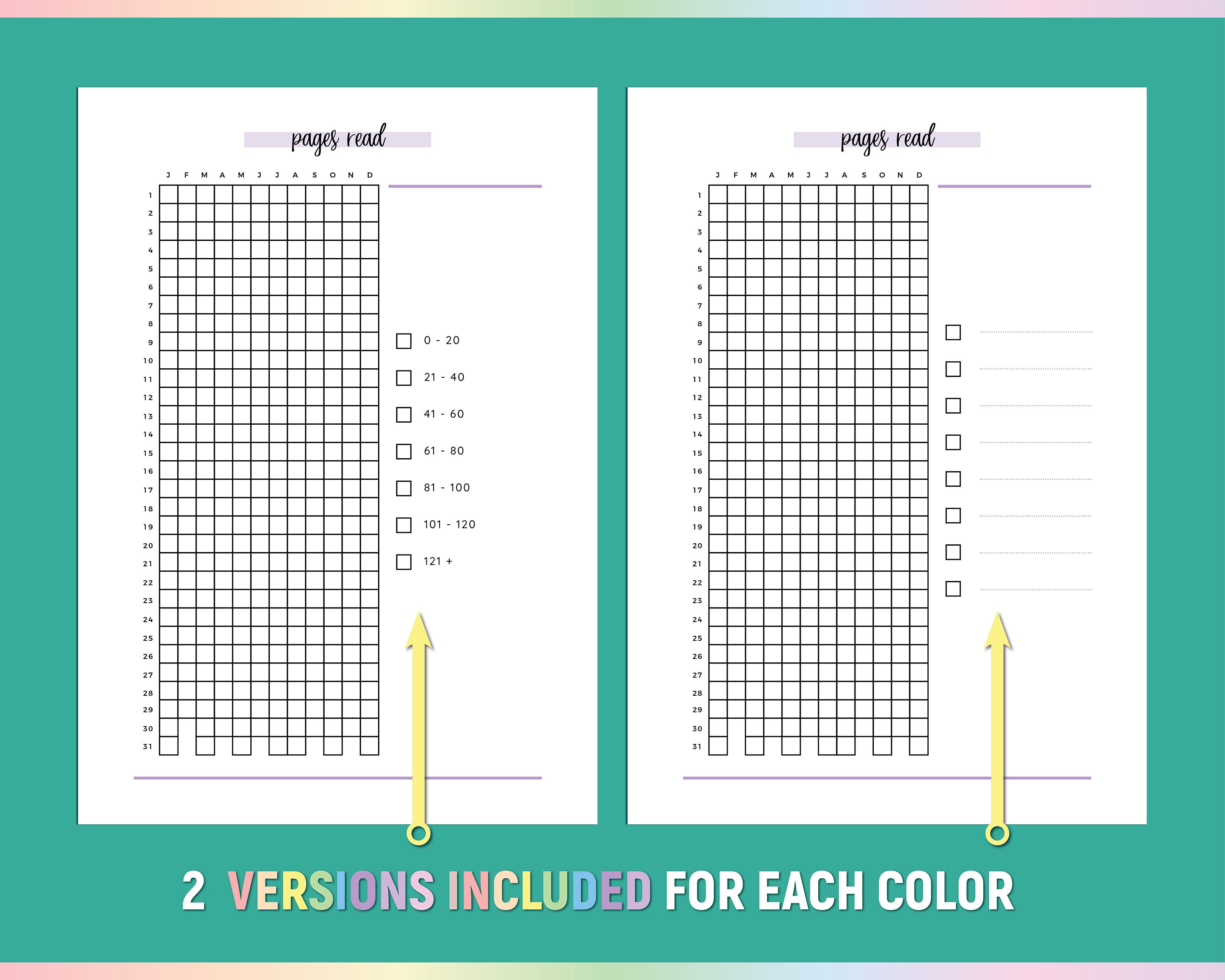 A5 Avid Reader Chart Tracker, Printable Avid Reader Journal, Simple ...