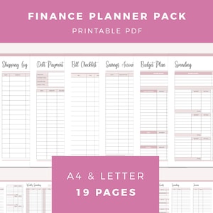 Finance Binder - Etsy