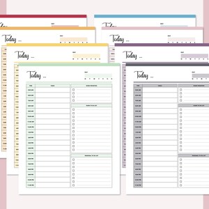 Work From Home Planner Printable, Employee Productivity Planner, Daily ...