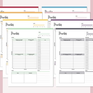 Work Priority Matrix Printable, Eisenhower Matrix, Daily Task Planner ...