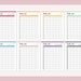 Printable Monthly Content Tracker Blog Content Tracker - Etsy