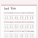 TV Episode Tracker Printable, TV Series Tracking, TV Log, Television ...