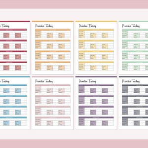 Printable Promoted Listing Sheet, Online Seller Promotion Tracker, Ad ...