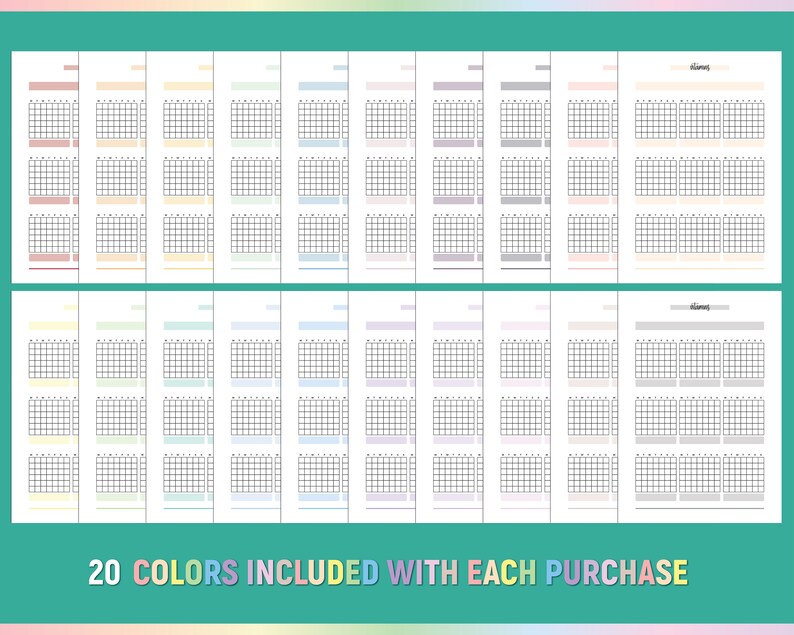 A5 Monthly Vitamins Template, Printable Supplement Tracking Tracker ...