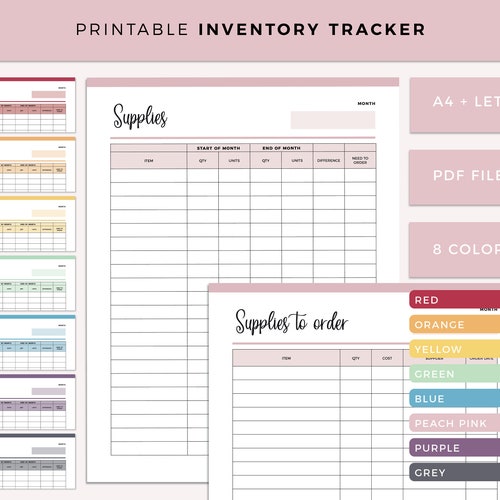 Inventory Tracker - Etsy