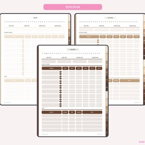 Digital Workout Planner, Daily Exercise Log, Work Out Journal, Weight ...