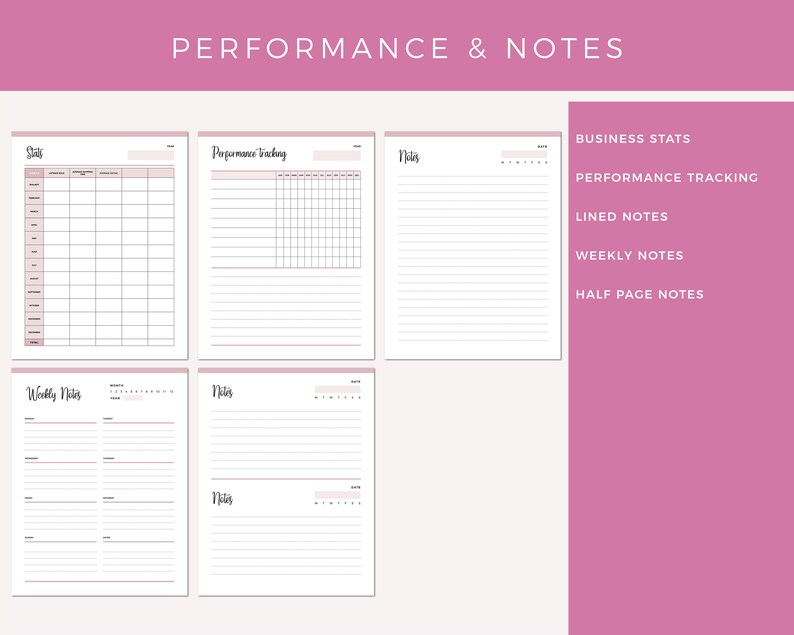 Reseller Planner Printable, Online 2nd Hand Sales Binder, Small ...