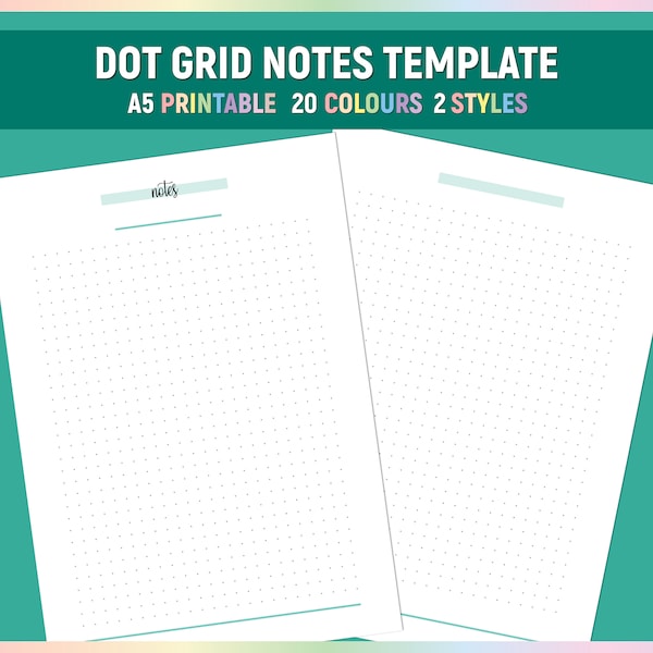 Dot Grid Paper - Etsy