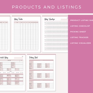 Reseller Planner Printable, Online 2nd Hand Sales Binder, Small ...