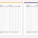 Printable Checkbook Register, Check Book Balance Log, Account Ledger ...