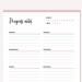 Printable Task Progress Notes, Weekly Task Tracker, Task Journal ...