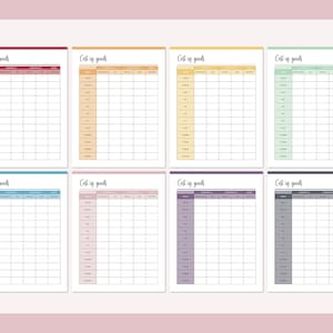 Printable Cost of Goods Sold Sheet, Monthly Profit Tracker, Business ...