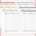 Printable Checkbook Register, Check Book Balance Log, Account Ledger ...