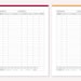 Printable Checkbook Register, Check Book Balance Log, Account Ledger ...