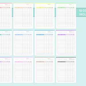Editable Inventory Tracker Printable, Fillable Inventory Template ...