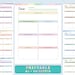 Autistic Child Care Log Printable, Day Tracker, Behavioural Log, Autism ...