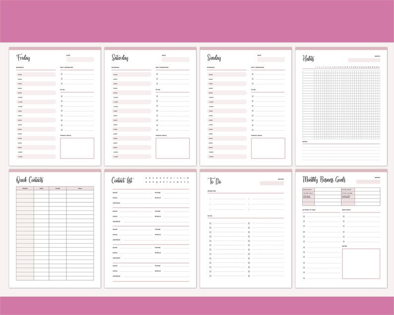 Direct Sales Planner CEO Planner MLM Planner Printable - Etsy Direct Sales Planner CEO Planner MLM Planner Printable - Etsy