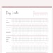 Autistic Child Care Log Printable, Day Tracker, Behavioural Log, Autism ...