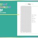 A5 Energy Level Tracker, Printable Energy Journal, Simple Yearly Energy ...