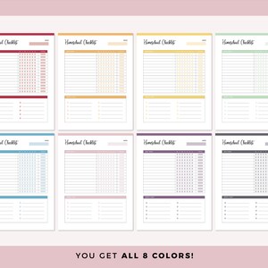 Homeschool Checklist Printable, Daily Checklist for Homeschool Teachers ...