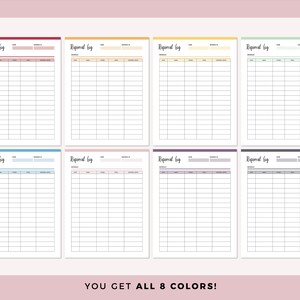 Printable Referral Tracker, Client Referral Tracking, Referrals ...