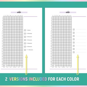 A5 Water Drinking Tracker, Printable Hydration Journal, Simple Drink ...