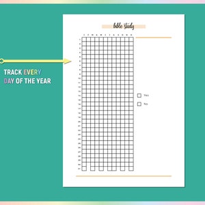 A5 Bible Study Tracker, Printable Devotional Journal, Simple Faith ...