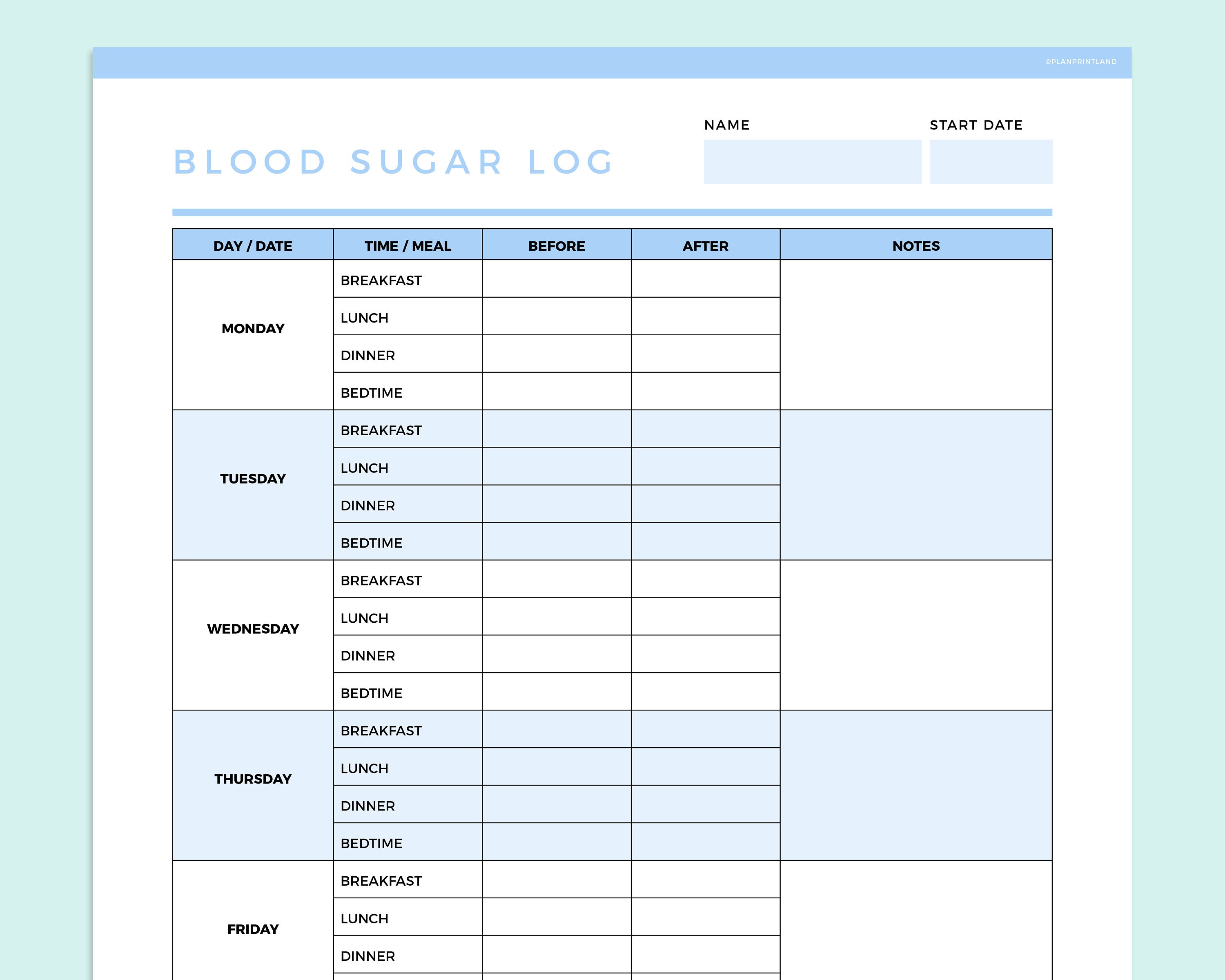 Editable Blood Sugar Log Printable Fillable Blood Sugar - Etsy Australia