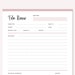 Printable Film Review Planner, Movie Review Sheet, A4 and Letter Size ...