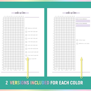 A5 Wakeup Time Tracker, Printable Sleeping Routine Journal, Simple Sleep Habit Chart, Daily ...