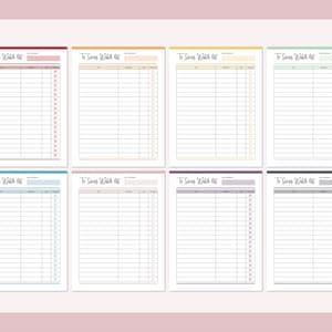 TV Series Watchlist Printable, Television Show Watch List, TV Shows to ...