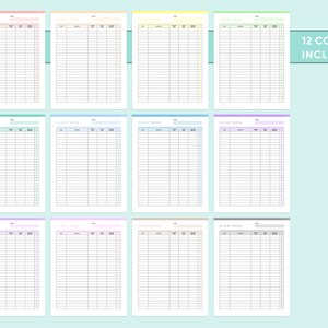 Editable Client Tracker, Client Book, Client Log, Client Payment ...