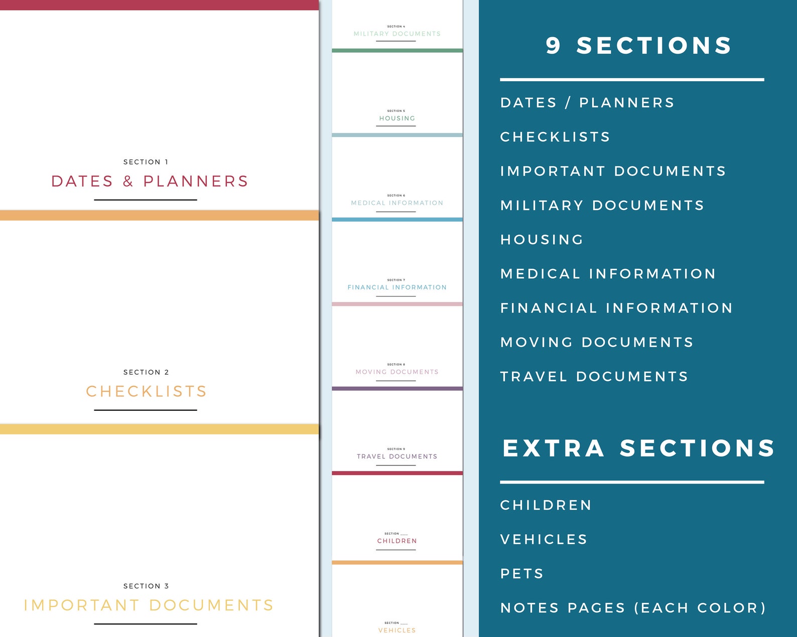 PCS Binder Printable PCS Checklist Military Move Planner - Etsy Canada