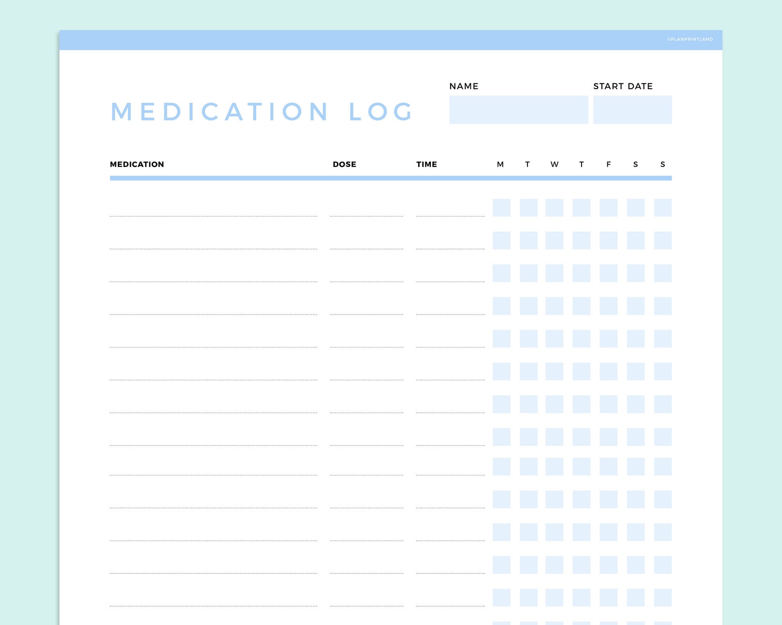 Editable Medication Tracker Printable, Fillable Medication Log ...