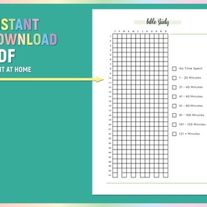 A5 Bible Study Tracker, Printable Devotional Journal, Simple Faith ...
