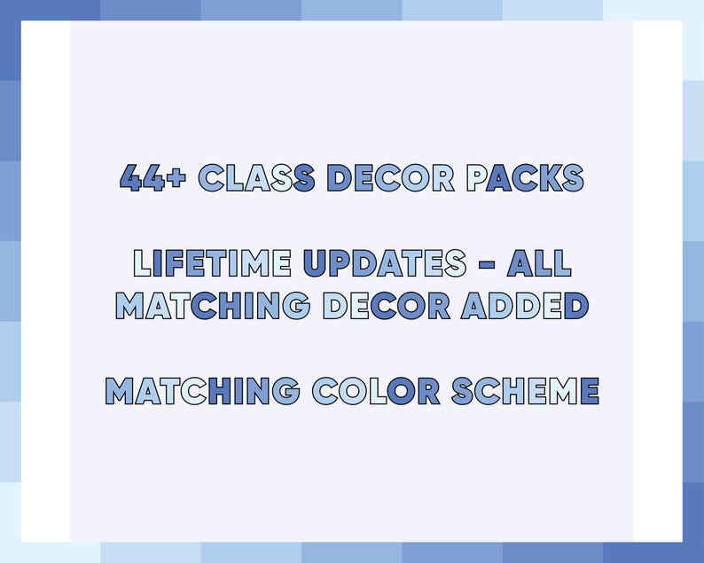 Blue Classroom Decor Bundle - Classroom Decorations - Teacher Resources ...