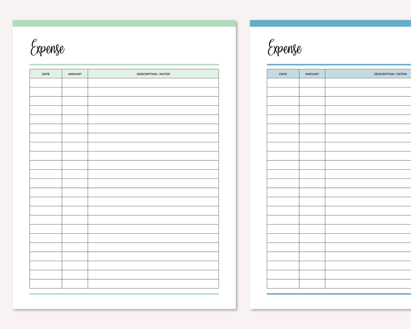 Printable Expense Sheet Spending Tracker Expense Tracking - Etsy