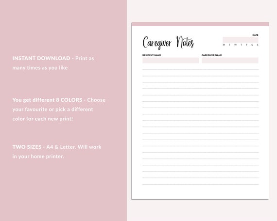 Making Senior Caregiver Notes