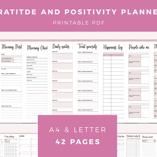 Printable Happy Habit Tracker Habit Tracking Happiness Log | Etsy