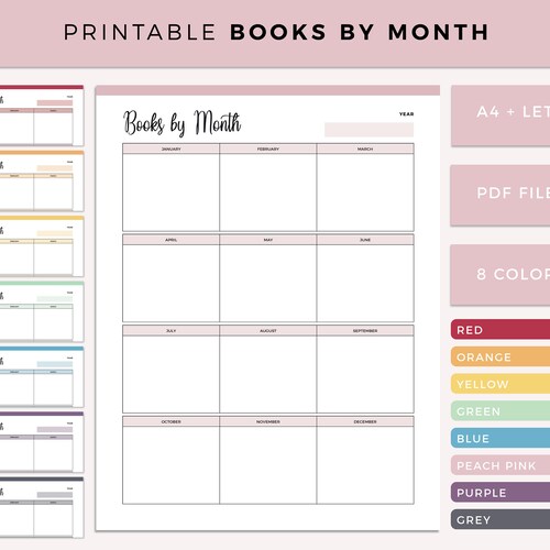 Book Reading Minutes Tracker Printable Reading Journal - Etsy