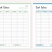 Printable Bank Balance Sheet, Savings Tracker, Banking Record, Finance ...