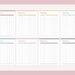 Printable Homework Log, Print at Home Homework Checklist, Homework ...